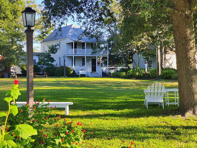 White picket fences and wraparound porches—this historic home embodies Southern charm with a side of "please stay awhile."