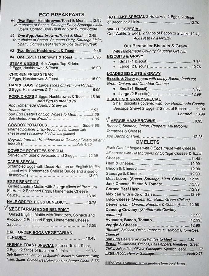 The menu reads like a love letter to breakfast classics—no molecular gastronomy or deconstructed anything, just honest food that understands what morning hunger truly craves.