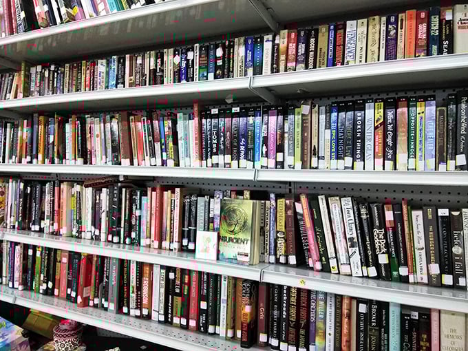 Bibliophiles beware—you might lose track of time browsing these shelves where bestsellers mingle with forgotten classics at prices that make Amazon blush.