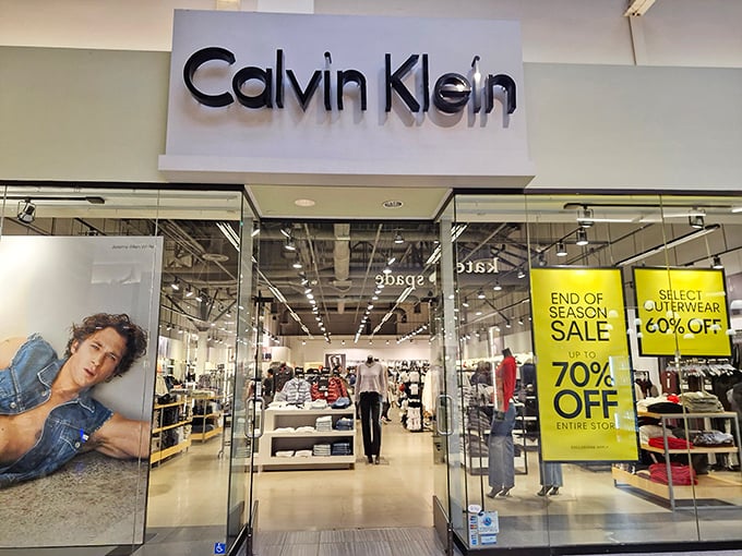 Calvin Klein's minimalist aesthetic extends to their prices here—70% off means you can finally afford those jeans from the billboards.