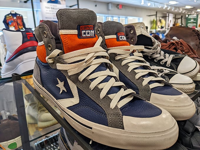 These aren't just Converse—they're stories waiting for new chapters. High-tops with personality that won't kick your budget to the curb.