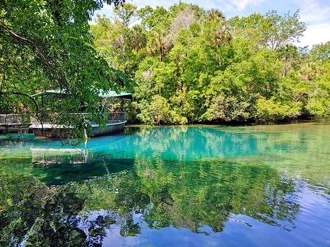 Mother Nature's aquarium on full display—this water is so impossibly blue-green it looks like someone cranked up the saturation on reality.