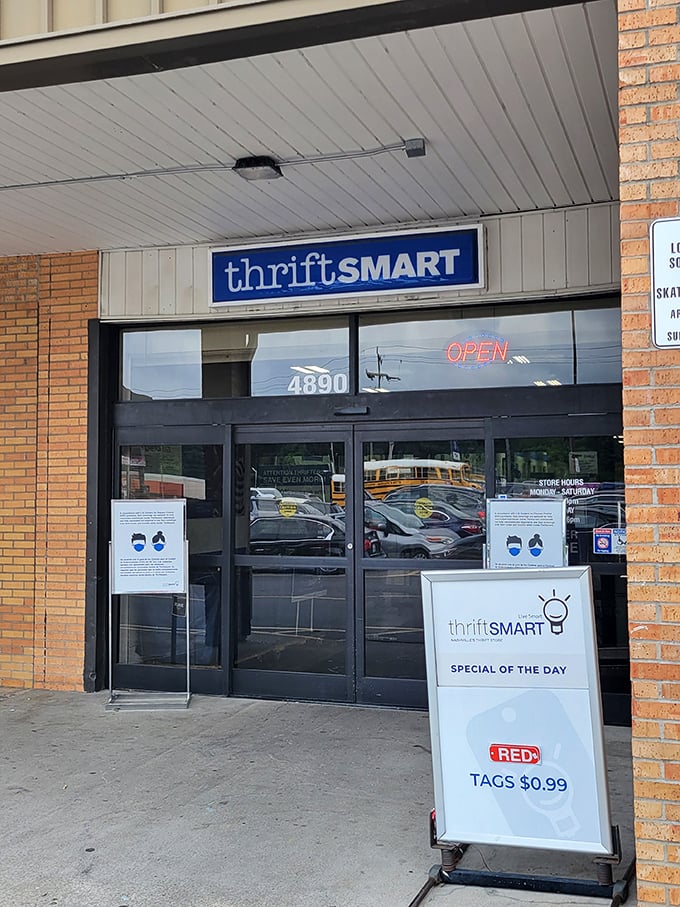 Step through these doors and kiss your shopping budget blues goodbye. Red tag specials await!