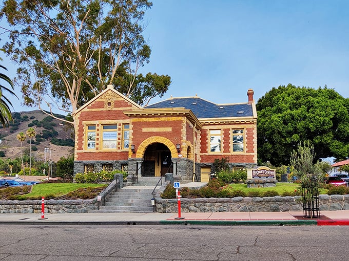The historic Carnegie Library now serves as SLO's History Center—where the past is preserved better than most of our knees.