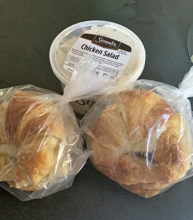 Forget fancy packaging – real chicken salad confidence comes in simple containers that let the quality speak for itself.