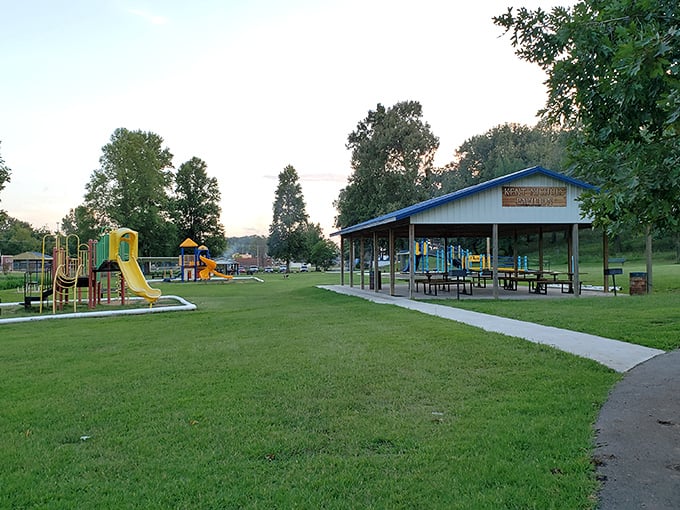 Neighborhood parks where grandkids can burn energy while you enjoy a book under shade trees—retirement perks that don't show up in the brochures.