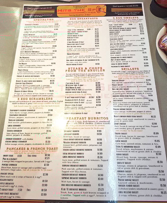 A menu that doesn't need fancy fonts or pretentious descriptions—just honest food that's kept locals coming back for decades.