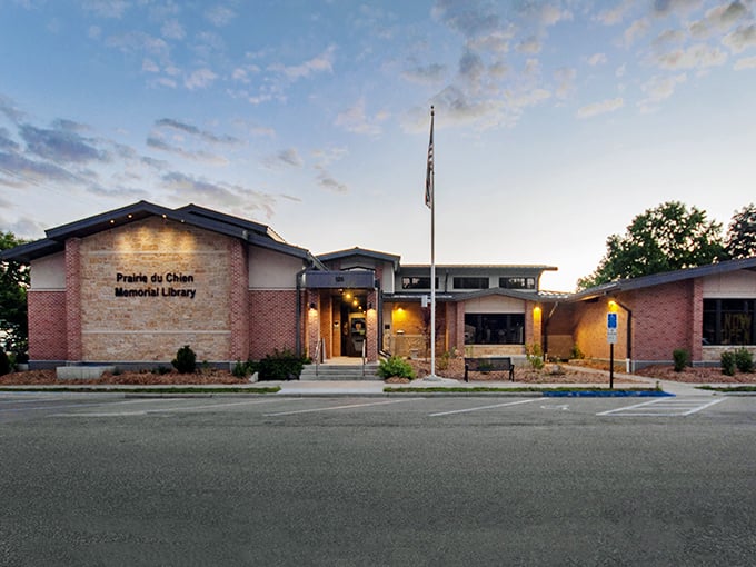 The Prairie du Chien Memorial Library isn't just about books—it's where retirement dreams include unlimited reading time and no late fees to worry about.