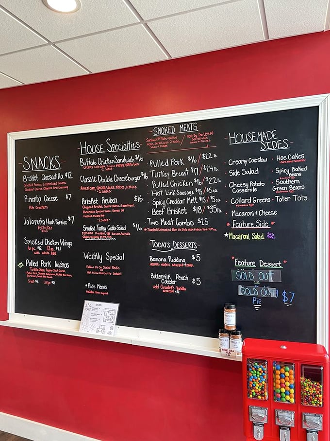 A chalkboard of possibilities. Each chalk-scrawled item represents not just a meal, but a potential life-changing experience.
