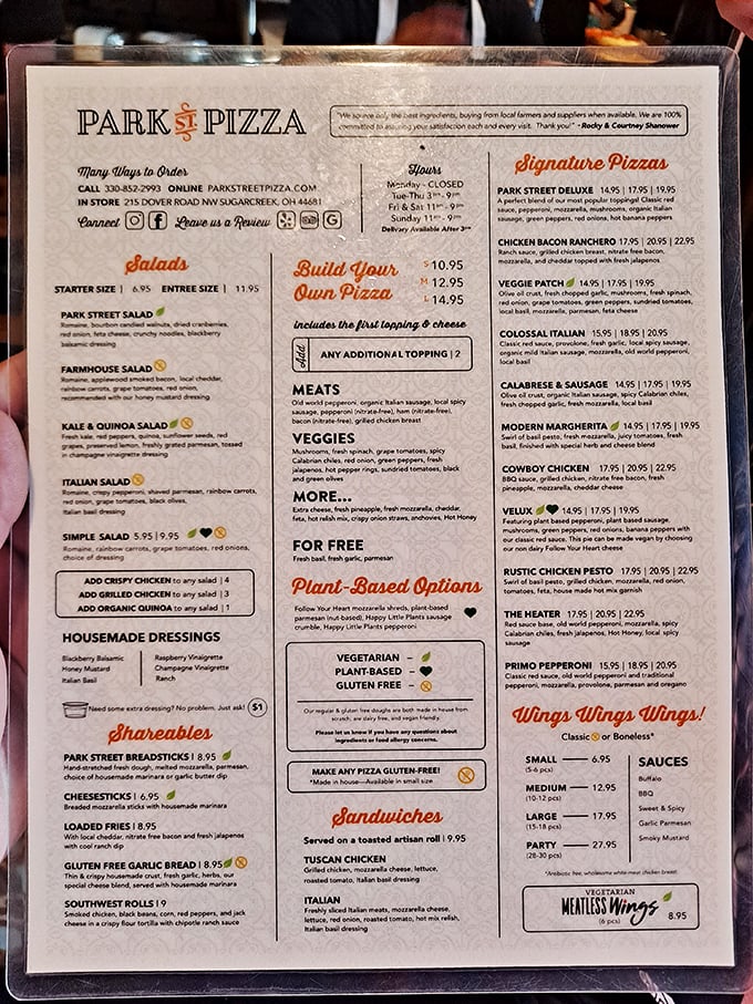 A menu that reads like a love letter to local ingredients—each option more tempting than the last.