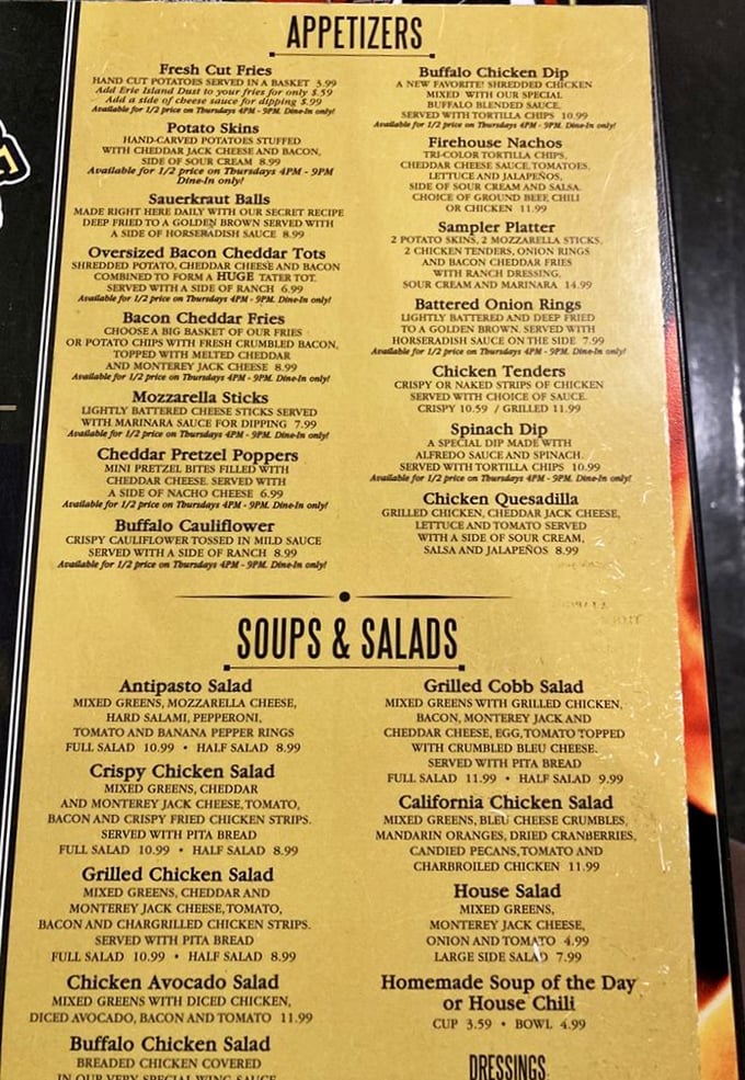 The menu reads like a love letter to pub fare enthusiasts—each appetizer promising to be the perfect opening act to your main course symphony.