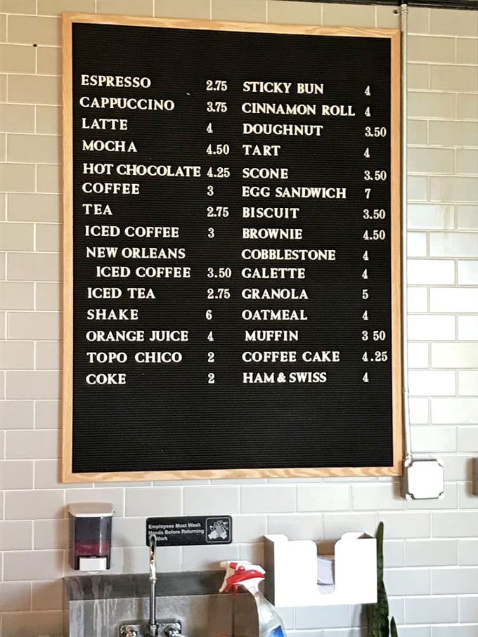 Simple, straightforward, and utterly tempting—the letter board menu speaks volumes about Fox in the Snow's philosophy: do fewer things, but do them exceptionally well.