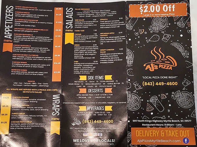 A menu that doesn't need fancy fonts or pretentious descriptions – just honest offerings that promise satisfaction without requiring a translator.