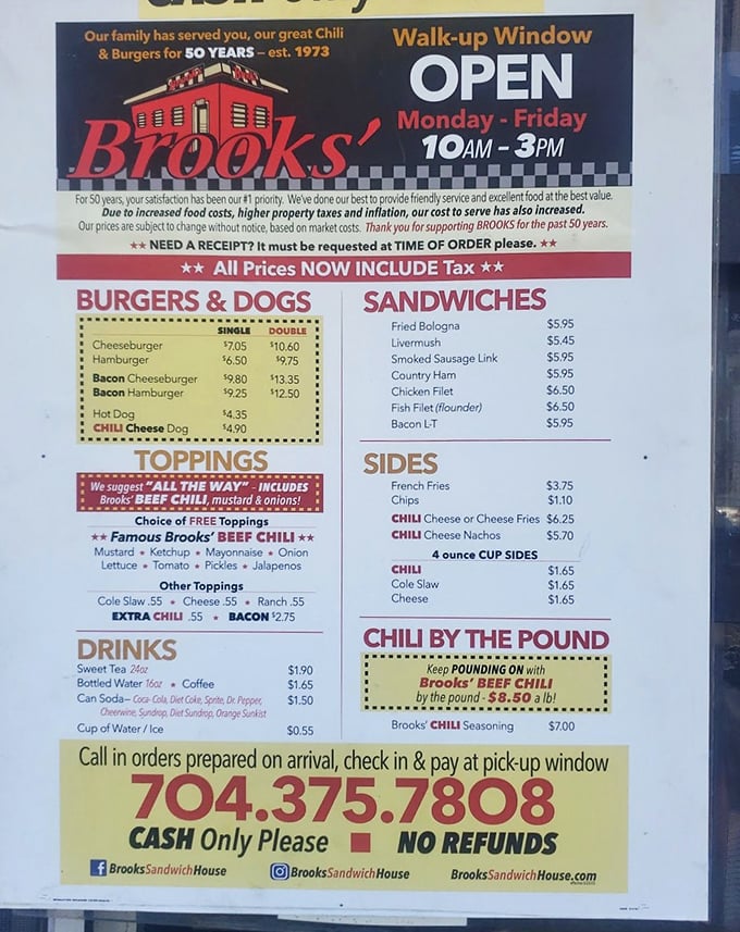 The menu board tells a story of simplicity and dedication. When you do a few things exceptionally well, why complicate matters?