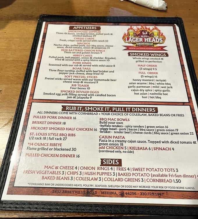 This menu isn't just a list of options—it's a roadmap to happiness. "Rub it, Smoke it, Pull it" isn't just their motto, it's their promise.