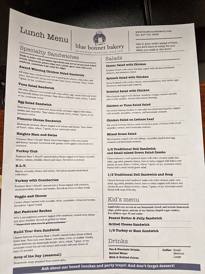 The lunch menu reads like poetry to the hungry—each sandwich a sonnet, each salad a haiku of fresh ingredients.