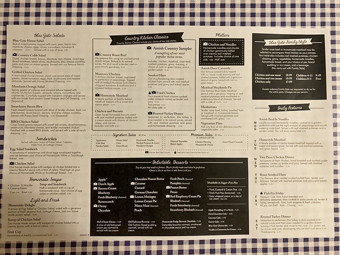 This menu isn't just a list of options – it's a roadmap to happiness with more comfort food choices than there are streaming services.