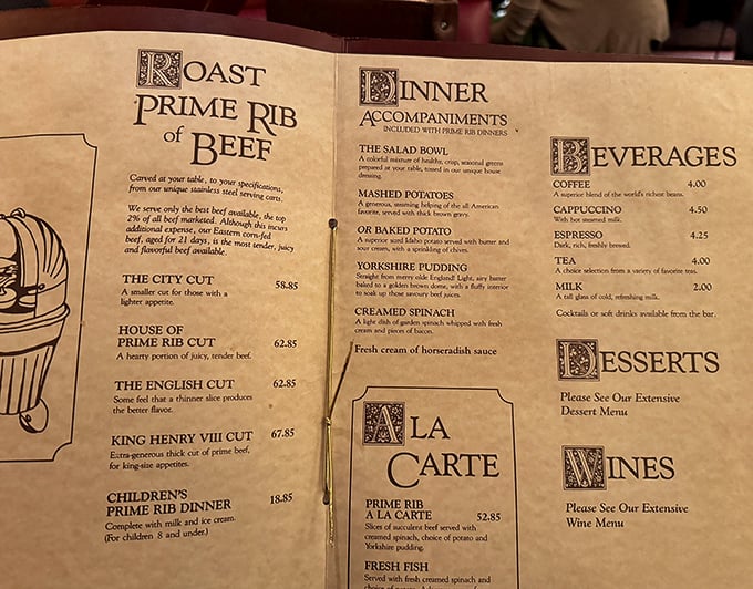 A menu so focused it's practically zen. When you do one thing this well, why complicate matters with unnecessary choices?