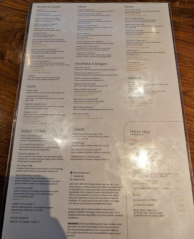 The menu reads like a passport with global stamps—from Korean cauliflower to Bollywood butter chicken, your taste buds are about to rack up some serious miles.