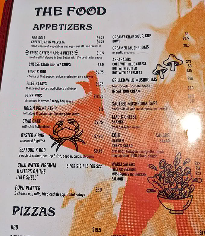 This isn't just a menu—it's a roadmap to happiness. Note how "addictively delicious" isn't just marketing speak; it's a fair warning.