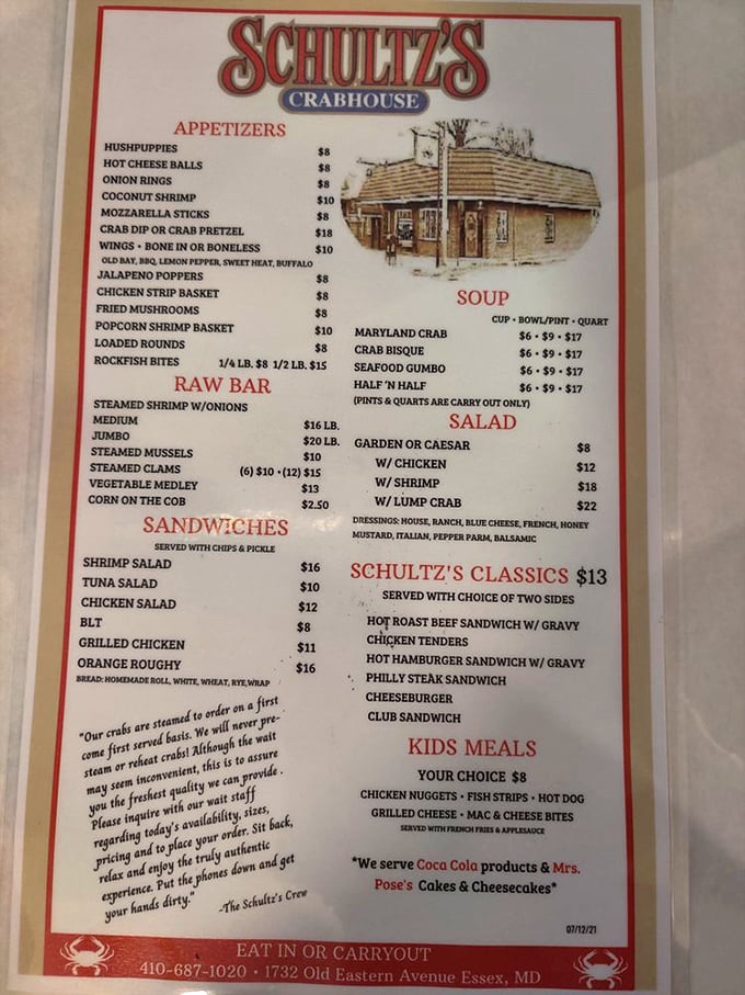 This menu isn't just a list of dishes—it's a treasure map to seafood nirvana. The crab soup alone has launched a thousand pilgrimages.