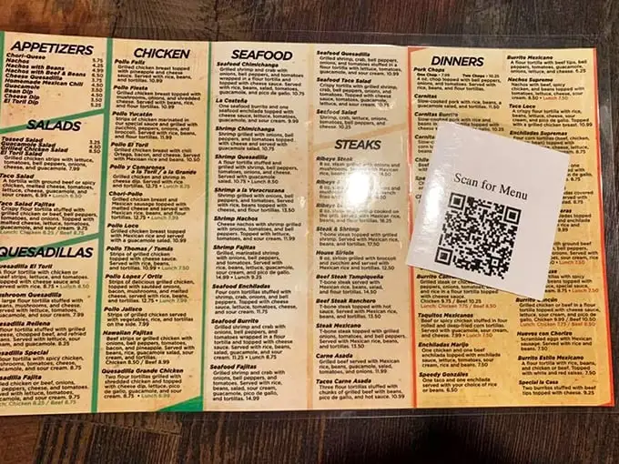 The menu reads like a love letter to Mexican cuisine, with enough options to require a strategy session before ordering.