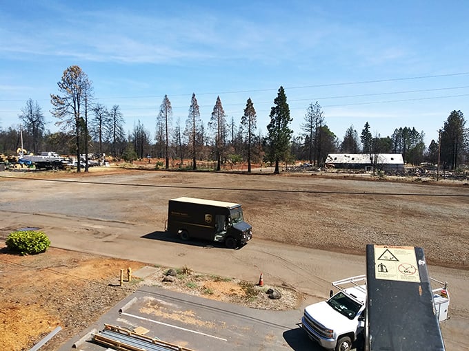 Rebuilding after adversity, Paradise shows its determination. The town's resilience is visible in every new construction project and cleared lot.