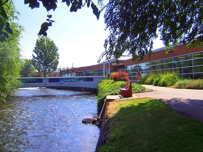 The Powder River flows gently past modern facilities, offering natural beauty and recreation without the premium pricing of coastal waterfront property.