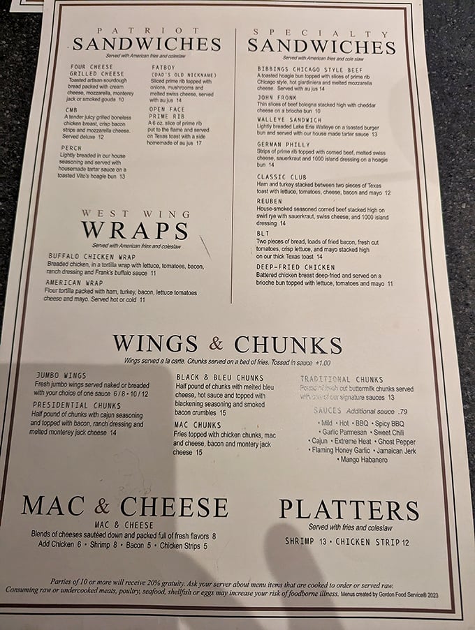 The menu reads like a love letter to comfort food classics. No molecular gastronomy here—just dishes that understand the assignment.
