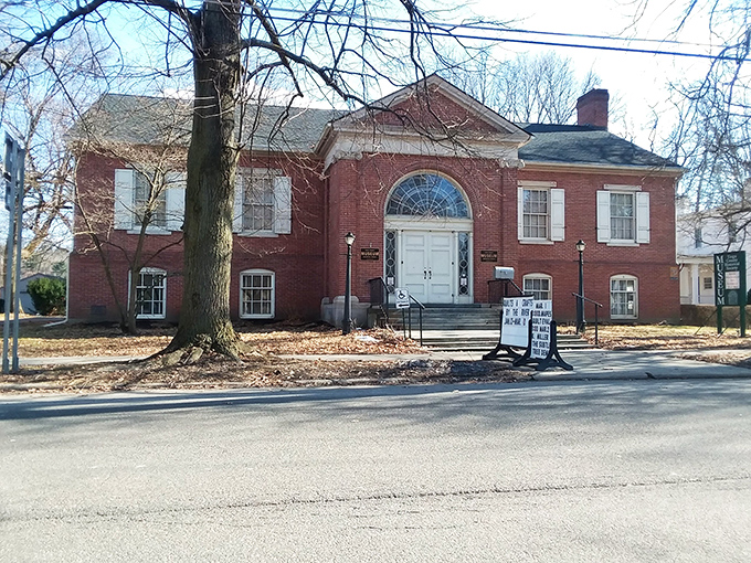 This stately brick building isn't just preserving history—it's practically radiating it. The Tioga County Historical Society stands as Owego's memory keeper.