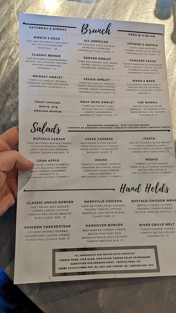 Weekend brunch that answers the eternal question: "Why choose between breakfast and lunch when you can have both?"