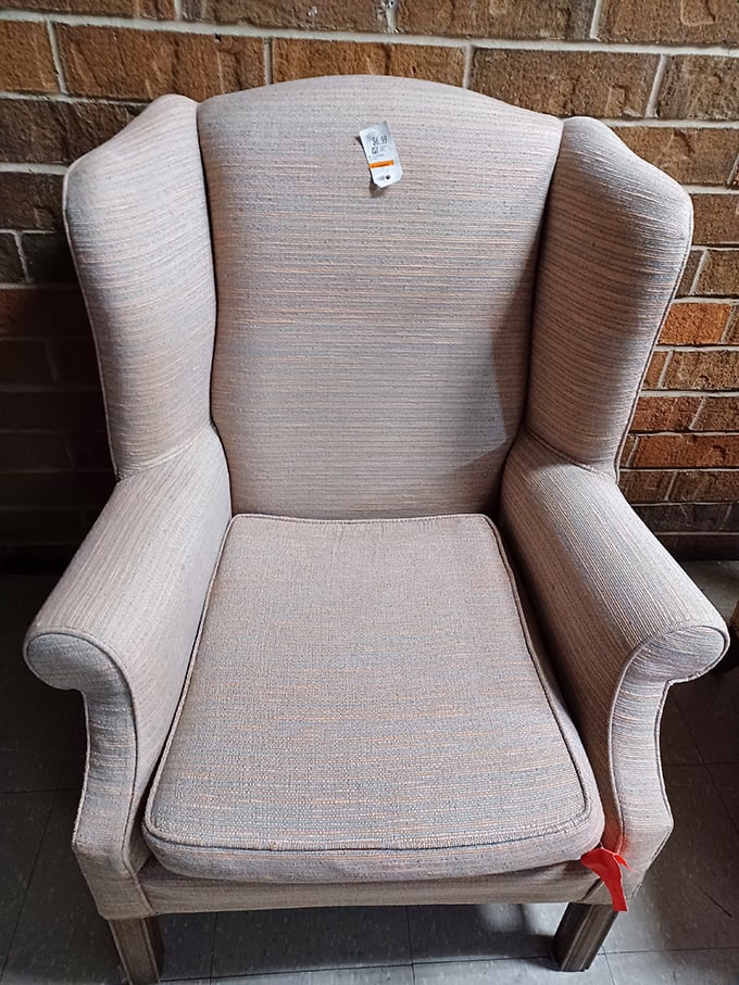 This dignified wingback chair isn't just furniture—it's waiting to become the protagonist in your home's next chapter. Royal vibes, commoner's price.