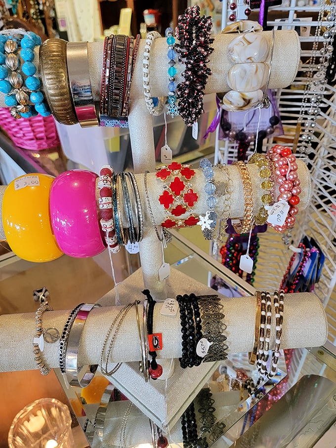 Jewelry that sparkles with potential and personality – proof that someone's "What was I thinking?" moment becomes your "How did I get so lucky?" find.