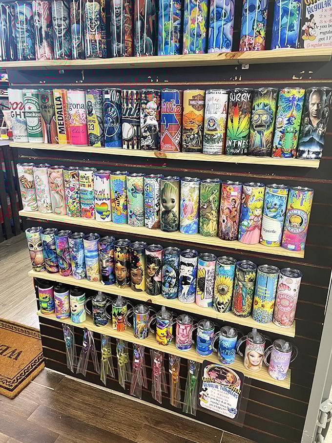 Pop culture comes alive in these colorful tumblers—where else can Groot, Rick and Morty, and Harley Quinn share the same shelf?