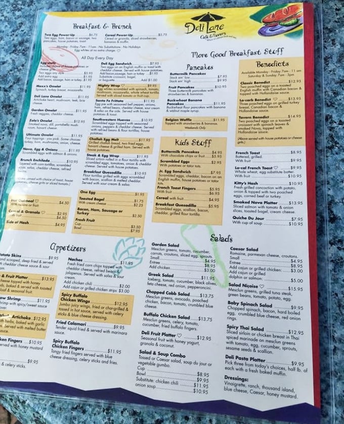 The menu that launched a thousand breakfast cravings. So many choices, you'll need that second cup of coffee just to make a decision.