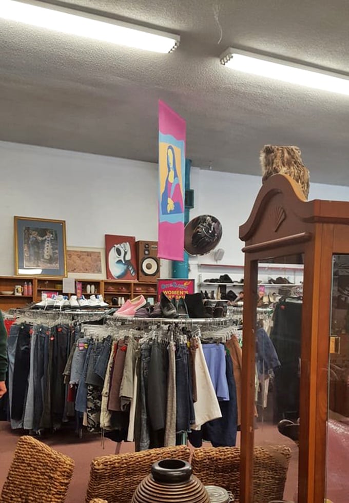Where else can you find vintage art, classic furniture, and the perfect pair of jeans all while supporting healthcare services?