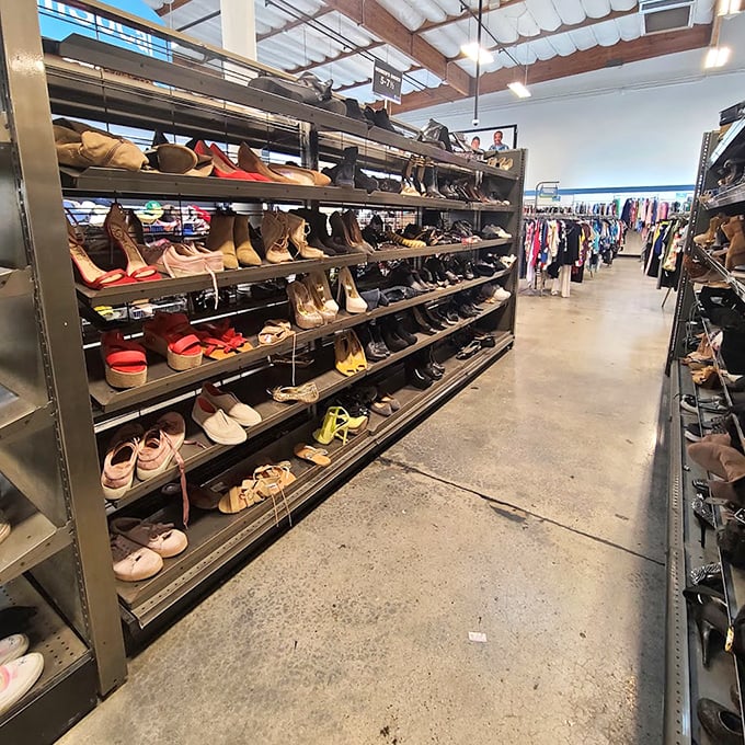 The Cinderella moment awaits – somewhere in this footwear forest is your perfect pair, no fairy godmother required.