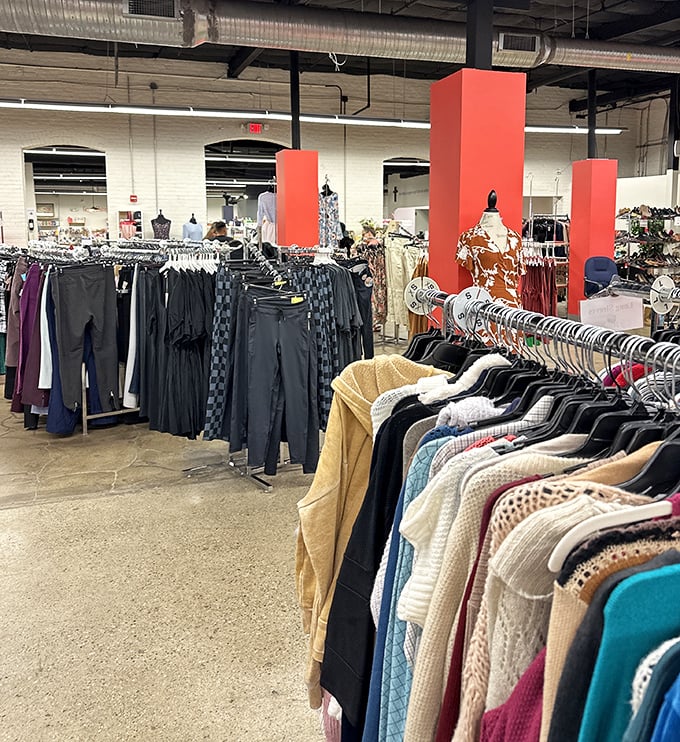 Not your grandmother's clothing department—unless your grandmother was exceptionally organized and had impeccable taste in wardrobe organization.