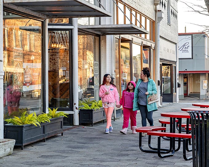 Strolling through historic Covington feels like walking onto a movie set—because you literally are! This picturesque square has starred in countless productions.