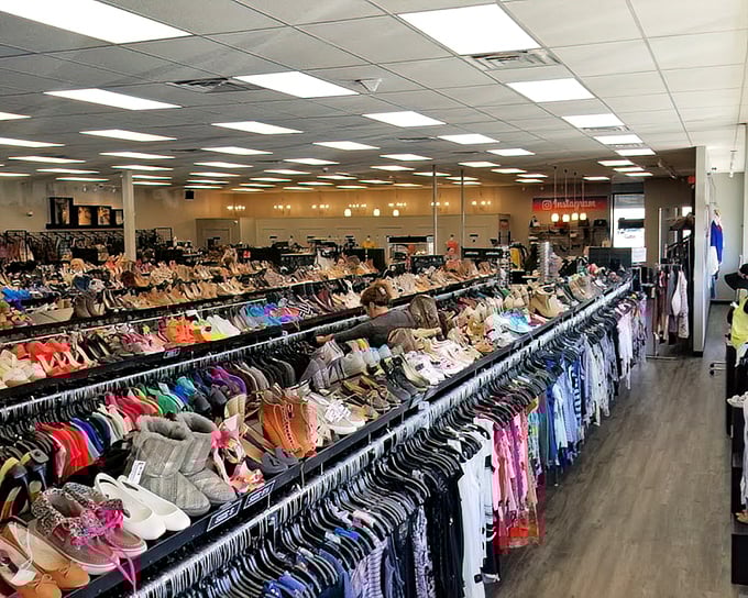 The promised land of footwear stretches before you like a runway of possibilities, with enough options to make Carrie Bradshaw weep with joy.