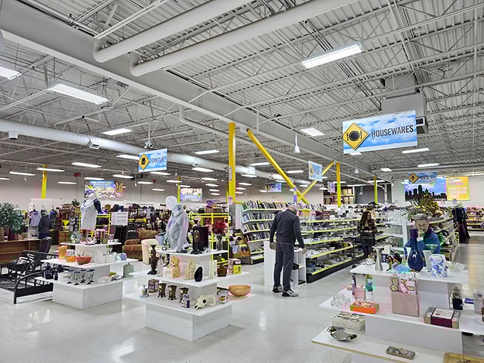 Bright lights, big savings! The expansive interior stretches before you like an organized chaos of possibilities, with clear signage that practically eliminates the need for a treasure map. 