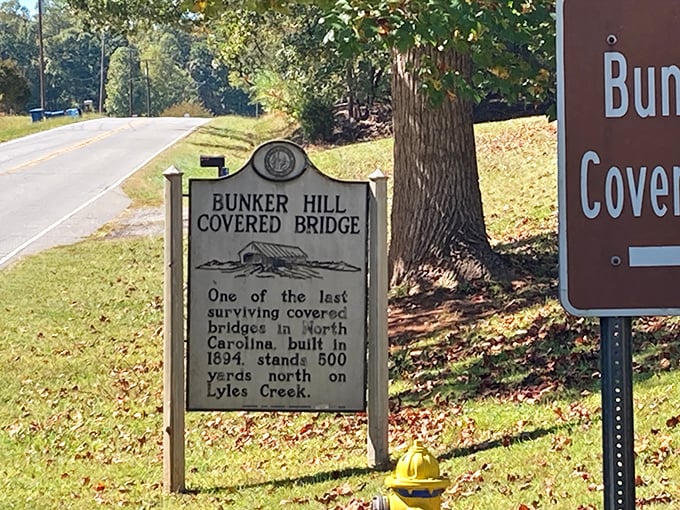 History doesn't always announce itself with fanfare, but this modest marker tells a mighty tale of preservation and engineering ingenuity.