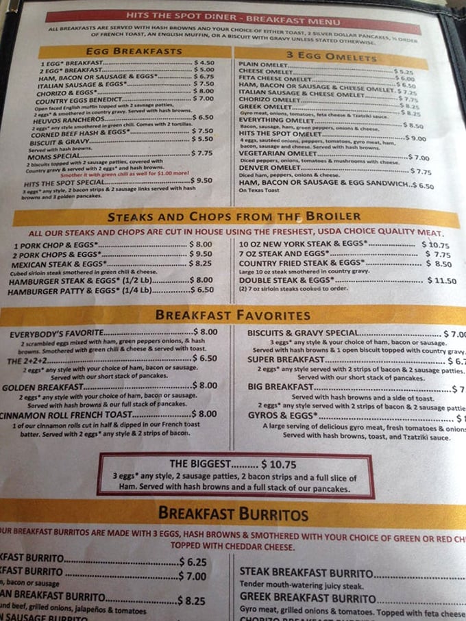 A menu that doesn't need fancy fonts or pretentious descriptions—just honest food that's kept locals coming back for decades.
