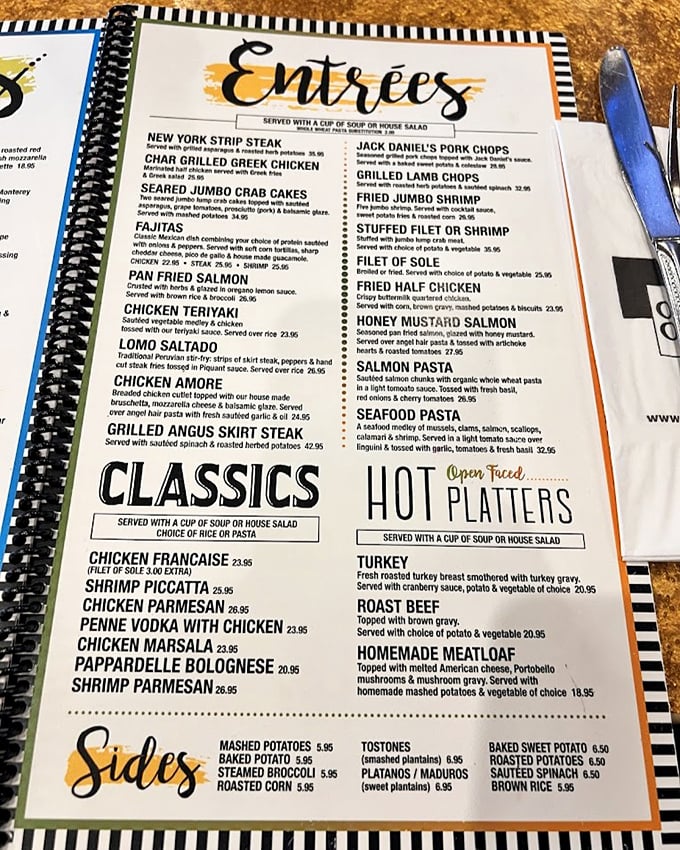 The menu at Chit Chat isn't just extensive—it's practically a novel with a delicious plot twist on every page. From classics to creative concoctions, decision paralysis never tasted so good.