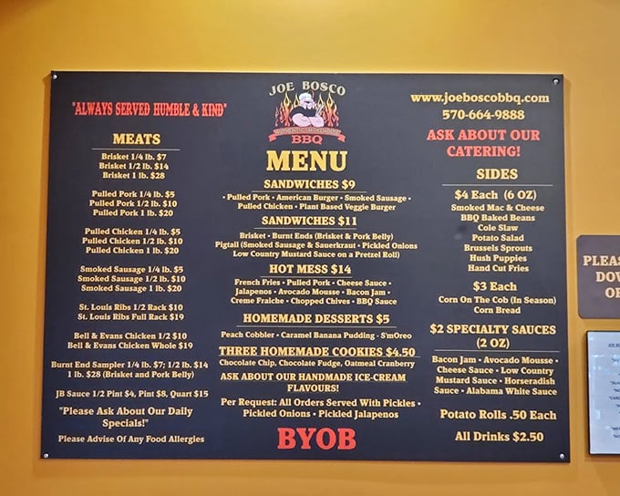 "Always Served Humble & Kind" isn't just clever marketing—it's a philosophy that permeates every smoky, delicious bite that emerges from this kitchen.