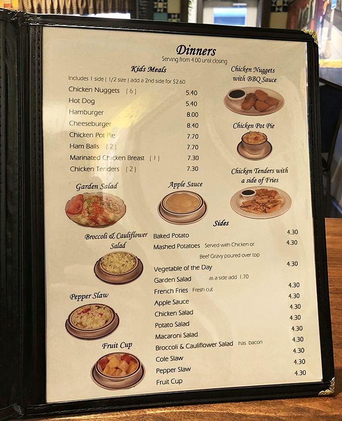 A menu that reads like a love letter to Pennsylvania comfort food classics. No foam, no fusion, no nonsense—just dishes that make you feel instantly at home.