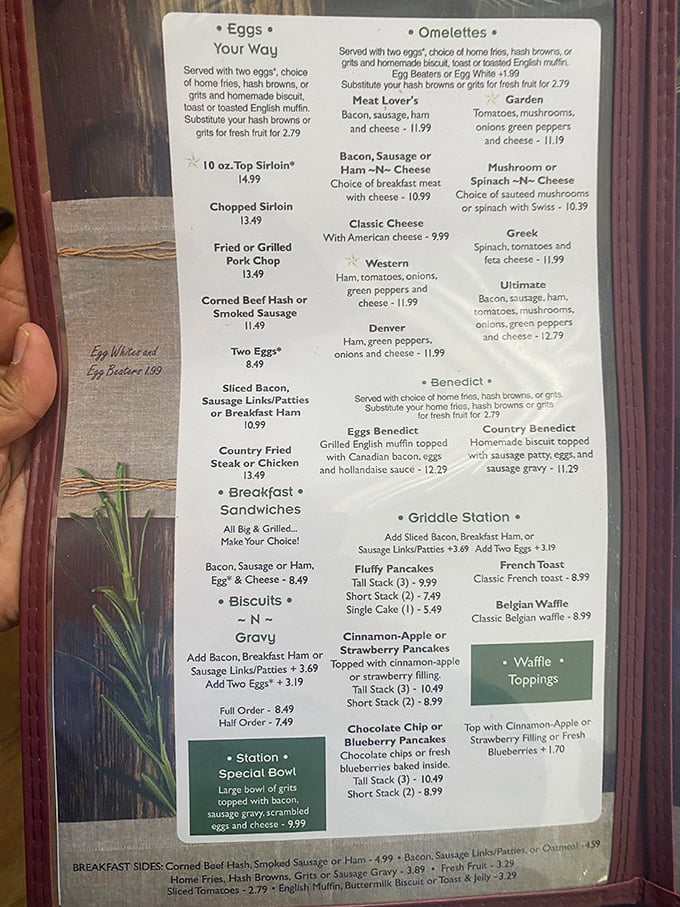 This menu isn't just a list—it's a choose-your-own-adventure book where every ending involves unbuttoning your pants and zero regrets.