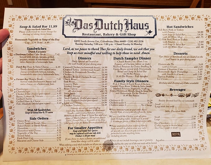 This menu isn't just a list of food—it's a roadmap to comfort that makes decision-making the hardest work you'll do all day.