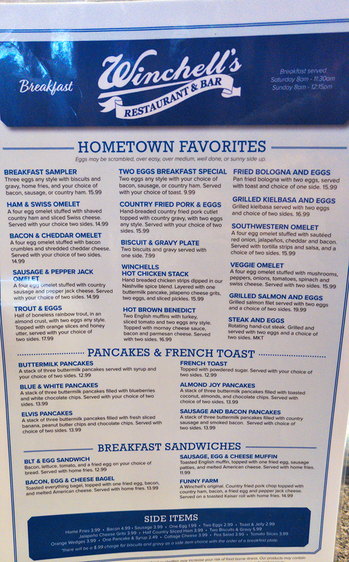Breakfast heaven isn't just a place—it's this menu. From Hot Chicken Stack to Trout & Eggs, morning meals here redefine what's possible before noon.