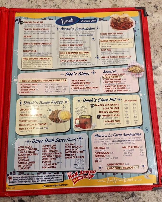 The menu reads like a love letter to comfort food – each item promising the kind of satisfaction that makes Monday mornings bearable.